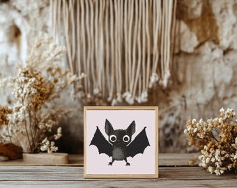 Symmetrical Bat Cross Stitch Pattern - Etsy