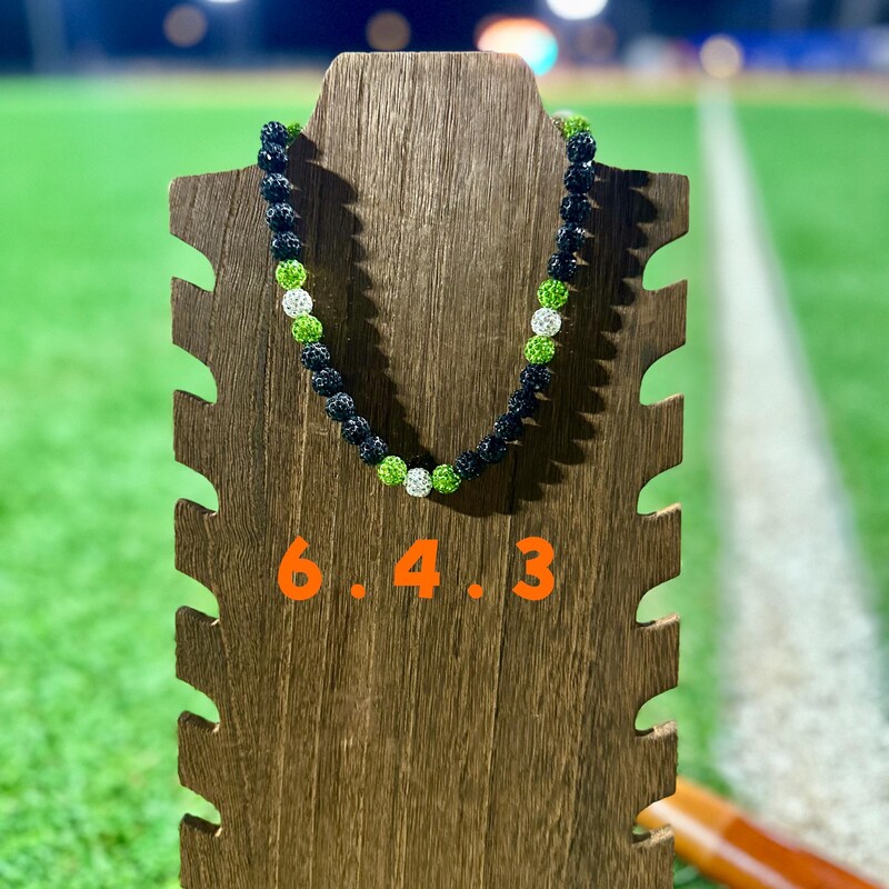 Baseball Beaded Necklace - Etsy