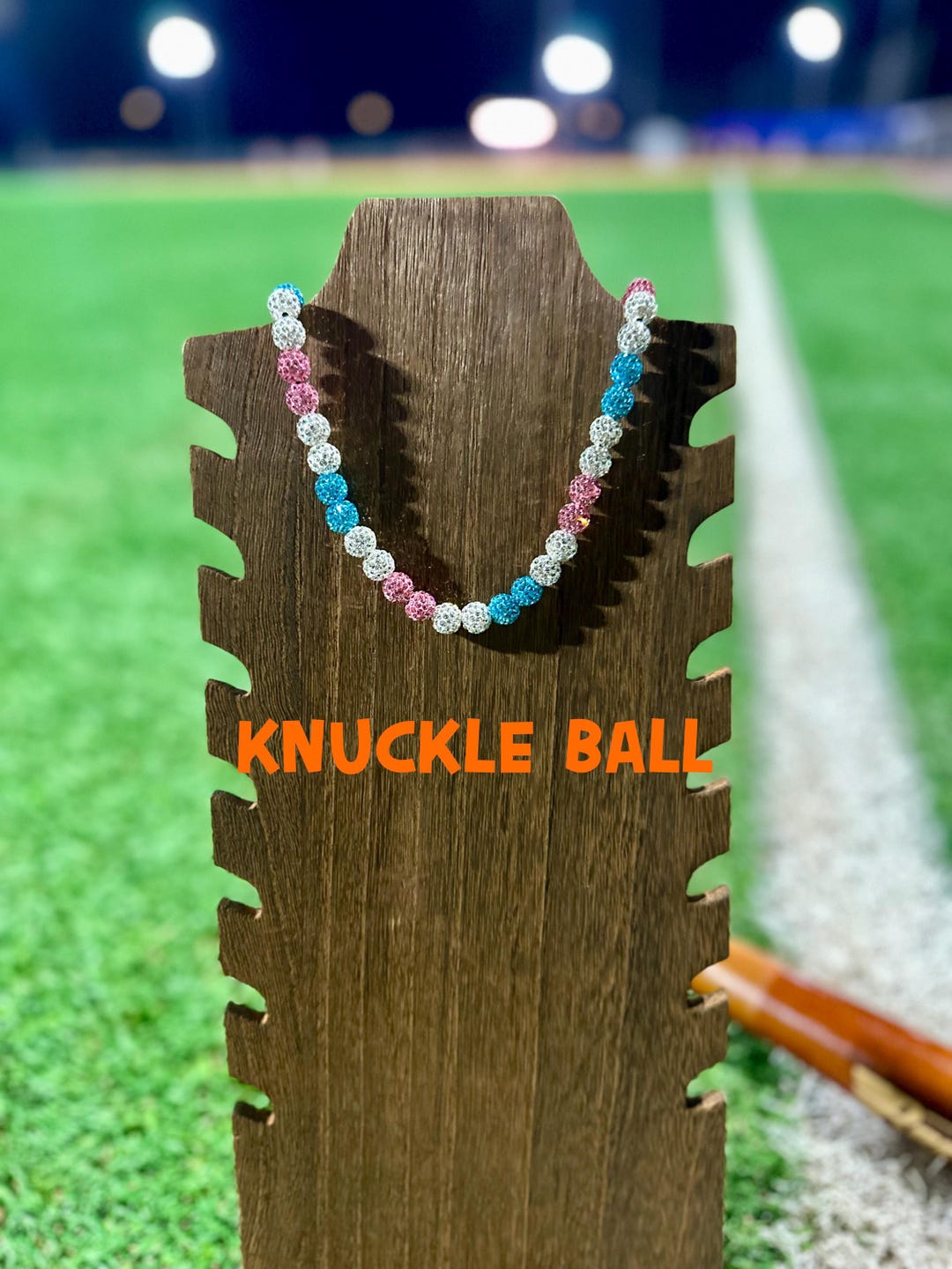 Custom Rhinestone Necklaces, Baseball Drip, Sparkled Beaded Necklaces ...