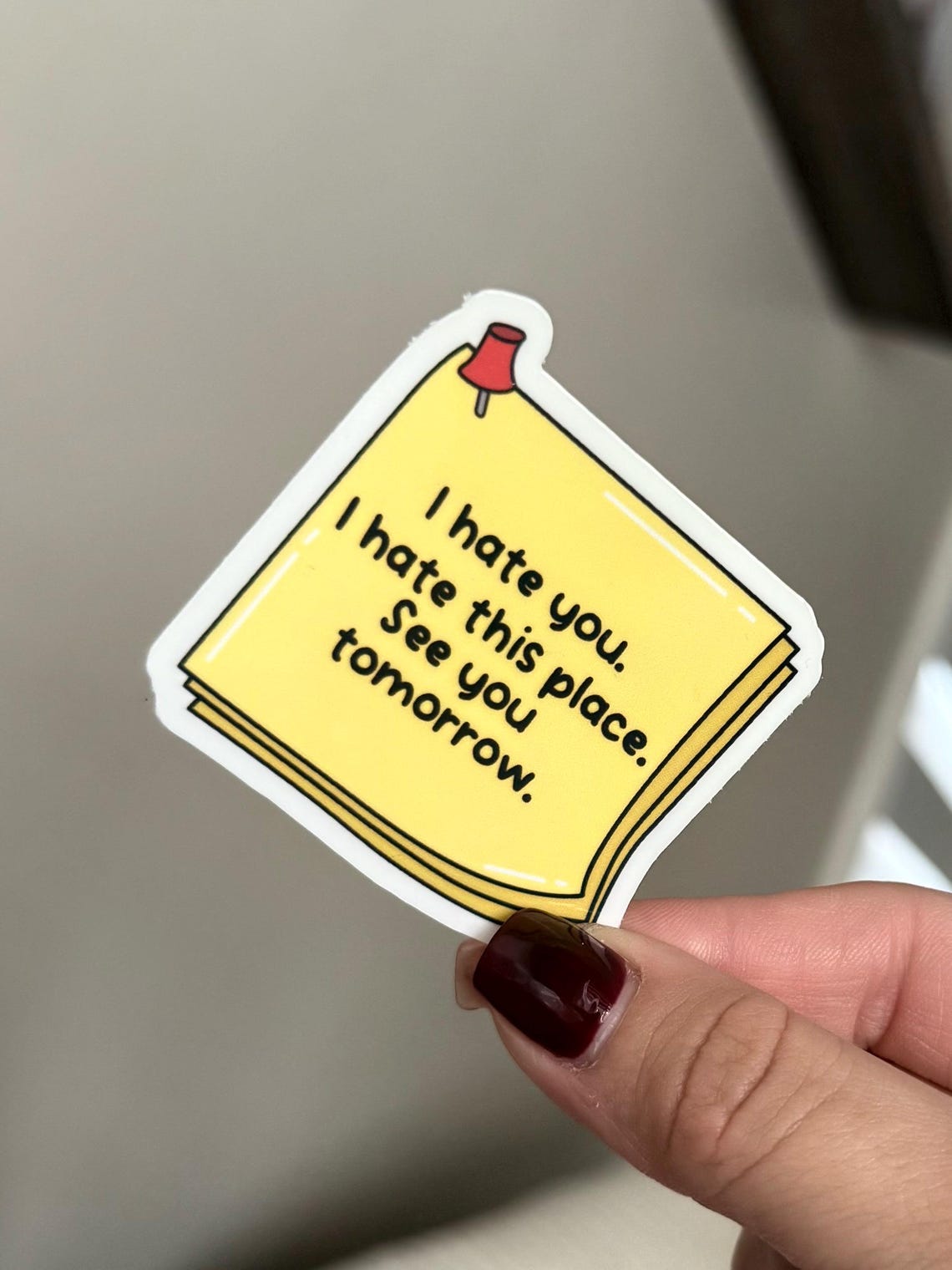 10 Funny Work Sticker Bundle, Sarcastic but Cute Office Humor Stickers ...