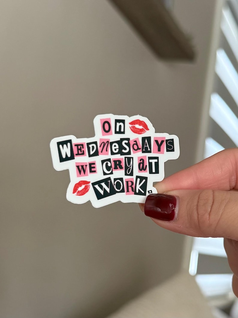 10 Funny Work Sticker Bundle, Sarcastic but Cute Office Humor Stickers ...