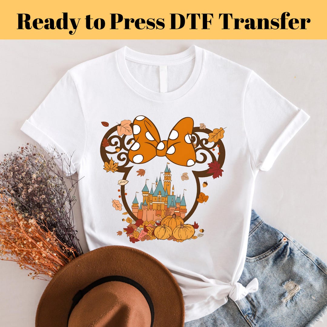 Disney Thanksgiving Dtf,thankful Coquette Bow DTF Transfer ...