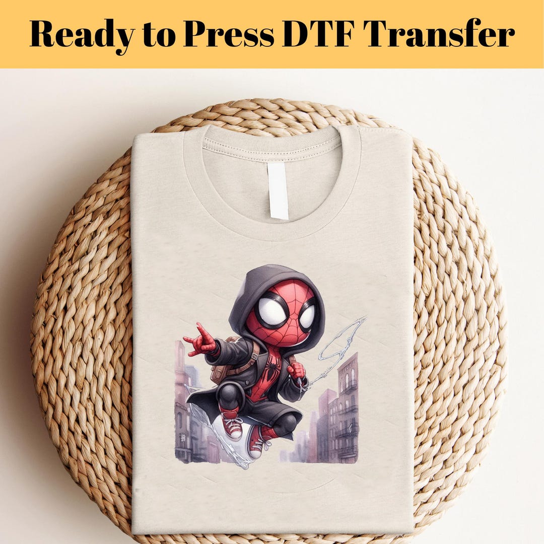 Spiderman DTF Transfer,super Hero Dtf, Spiderman DTF, Hero Transfer ...