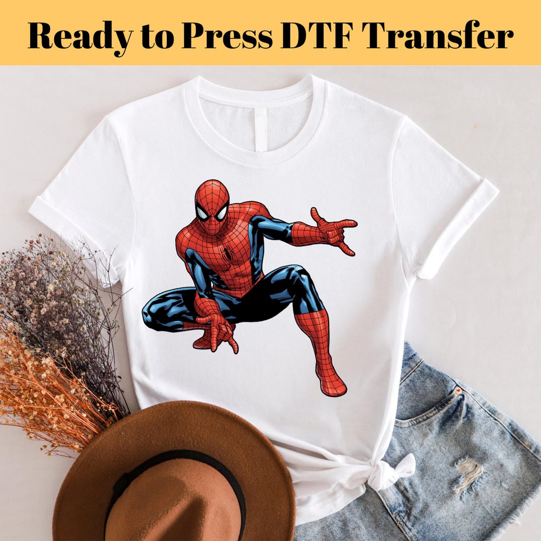 Spiderman DTF Transfer,super Hero Dtf, Spiderman DTF, Hero Transfer ...