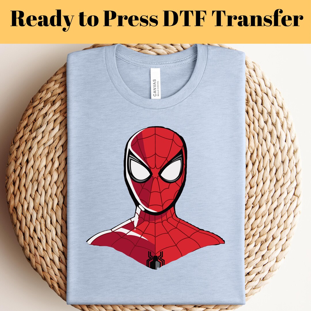 Spiderman DTF Transfer, Superhero Dtf, Spiderman DTF, Hero Transfer ...