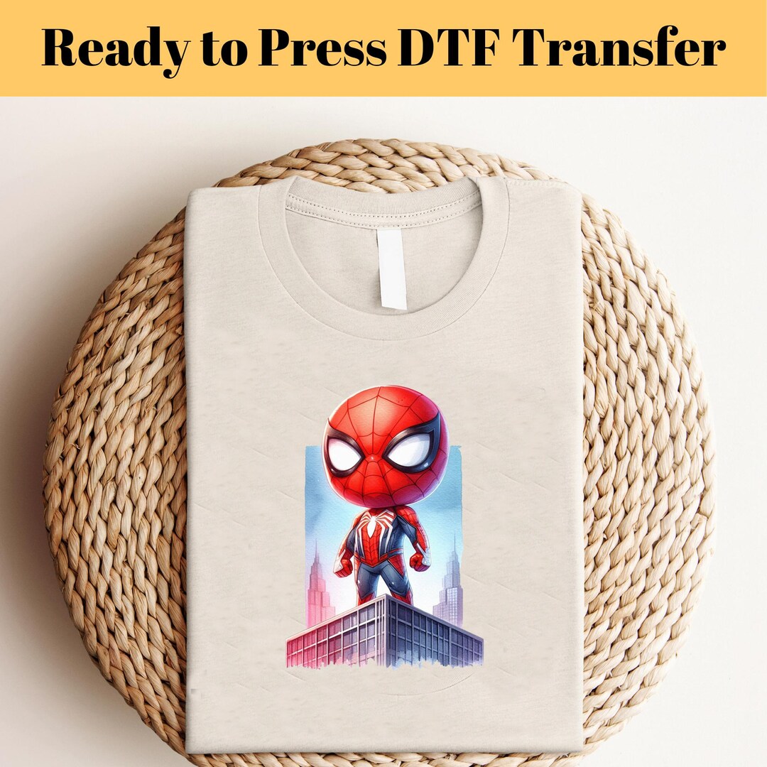 Spiderman DTF Transfer,super Hero Dtf, Spiderman DTF, Hero Transfer ...