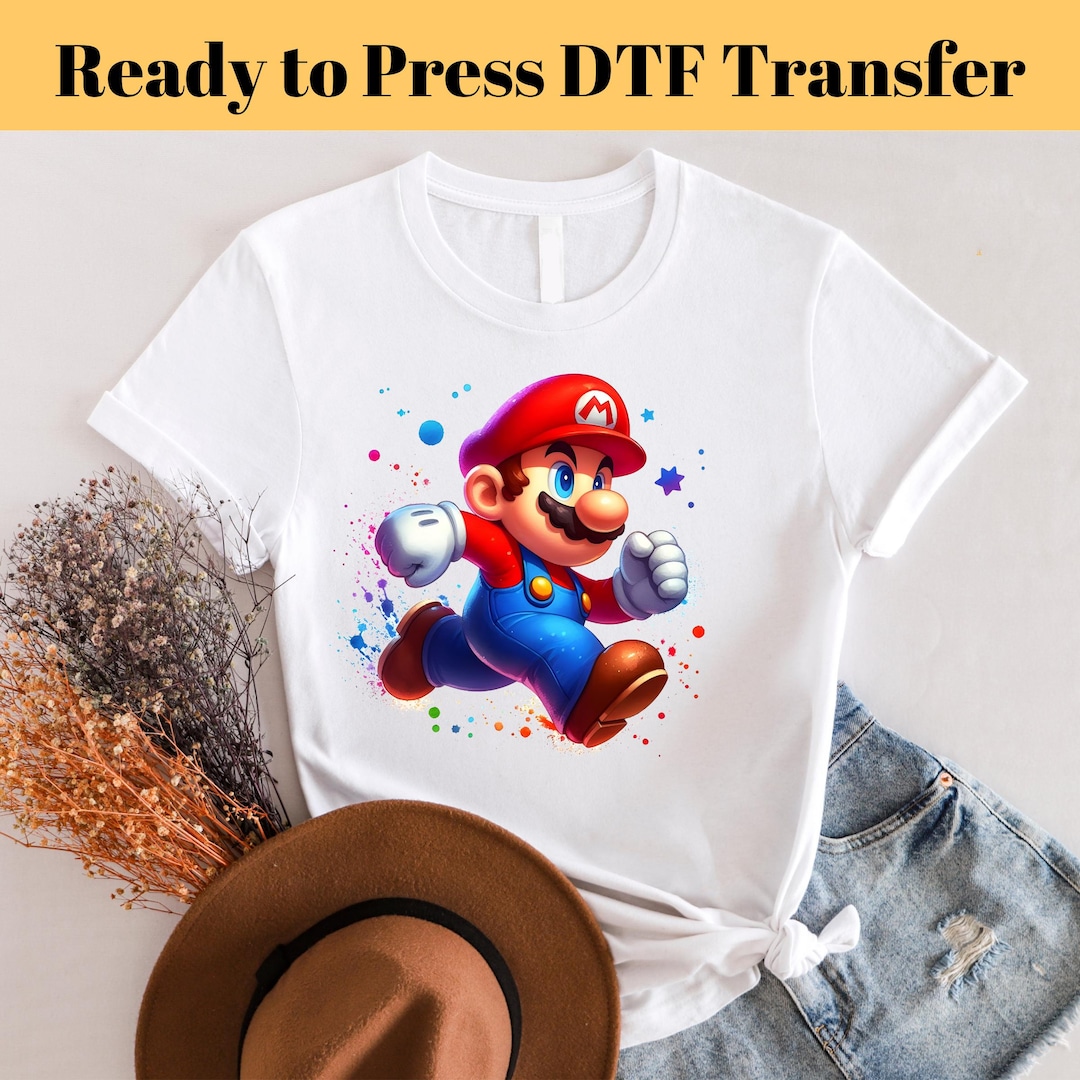 Super Cartoon DTF Transfer, Watercolor Movie DTF Transfers Ready to ...