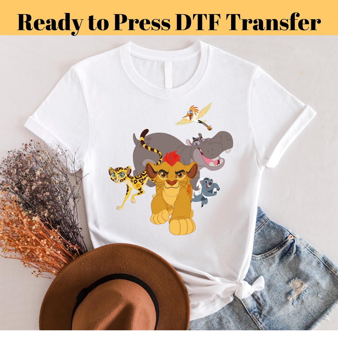 Lion King Simba and Timon DTF Transfer, Lion King Dtf,lion King ...