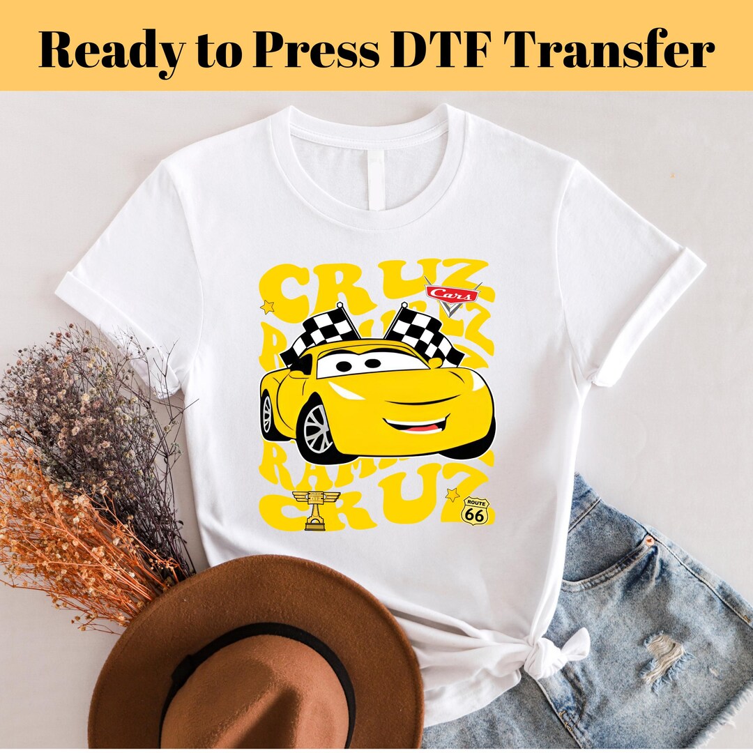 Disney Car DTF, Sally Dtf, Think Fast Cars Ready to Press, Disneyworld ...