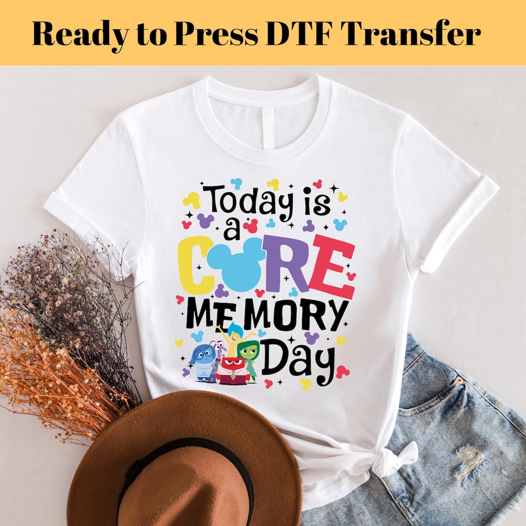 DTF Transfer | Today is a Core Memory Day | Front & Back - DTF Print ...