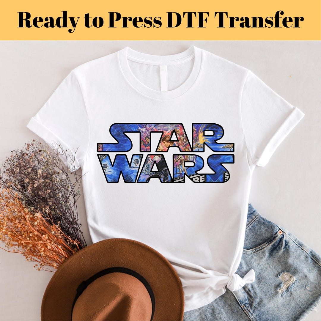Star Wars Ready to Press, Disney Star Wars Dtf Transfer, Custom Dtf ...