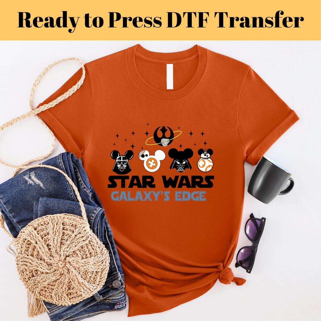 Star Wars Ready to Press, Disney Star Wars Dtf Transfer, Custom Dtf ...