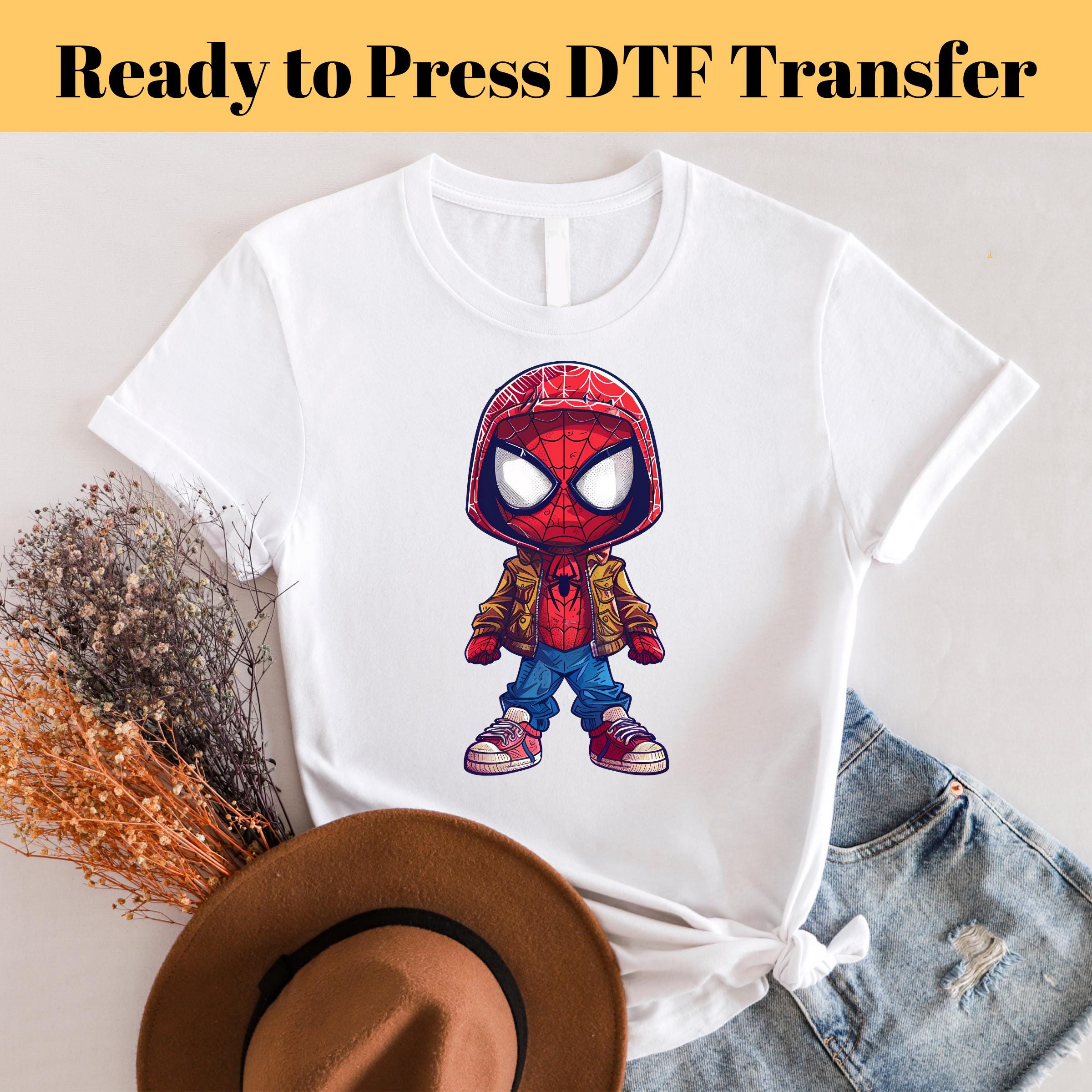 Spiderman DTF Transfer,super Hero Dtf, Spiderman DTF, Hero Transfer ...