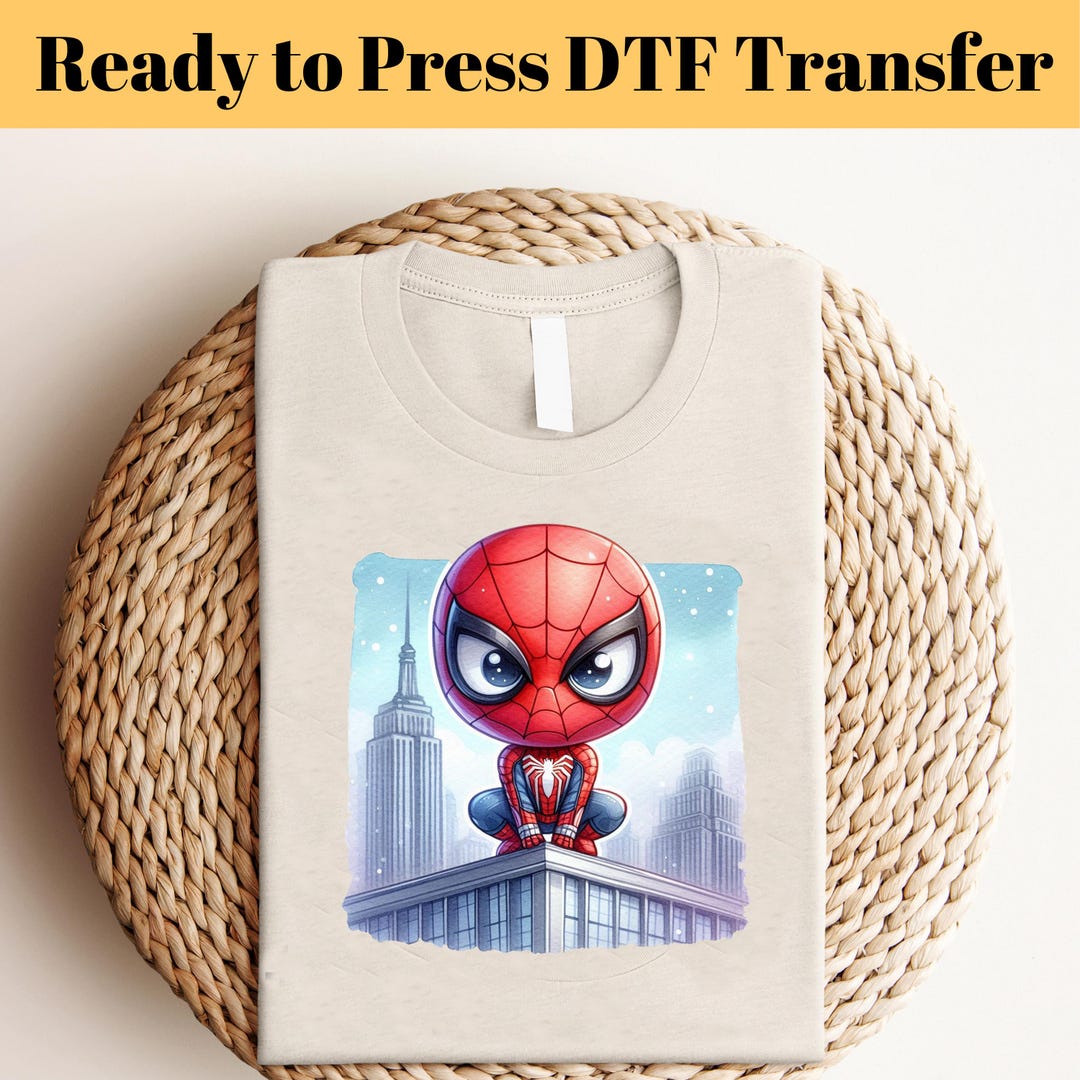 Spiderman DTF Transfer,super Hero Dtf, Spiderman DTF, Hero Transfer ...