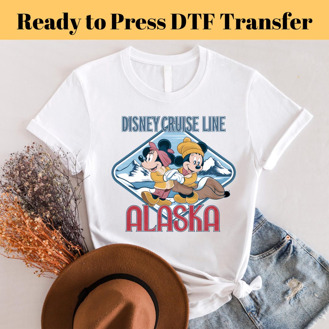 Mickey Alaska Cruise Line DTF Transfer, Mickey Minnie Disney Alaska ...