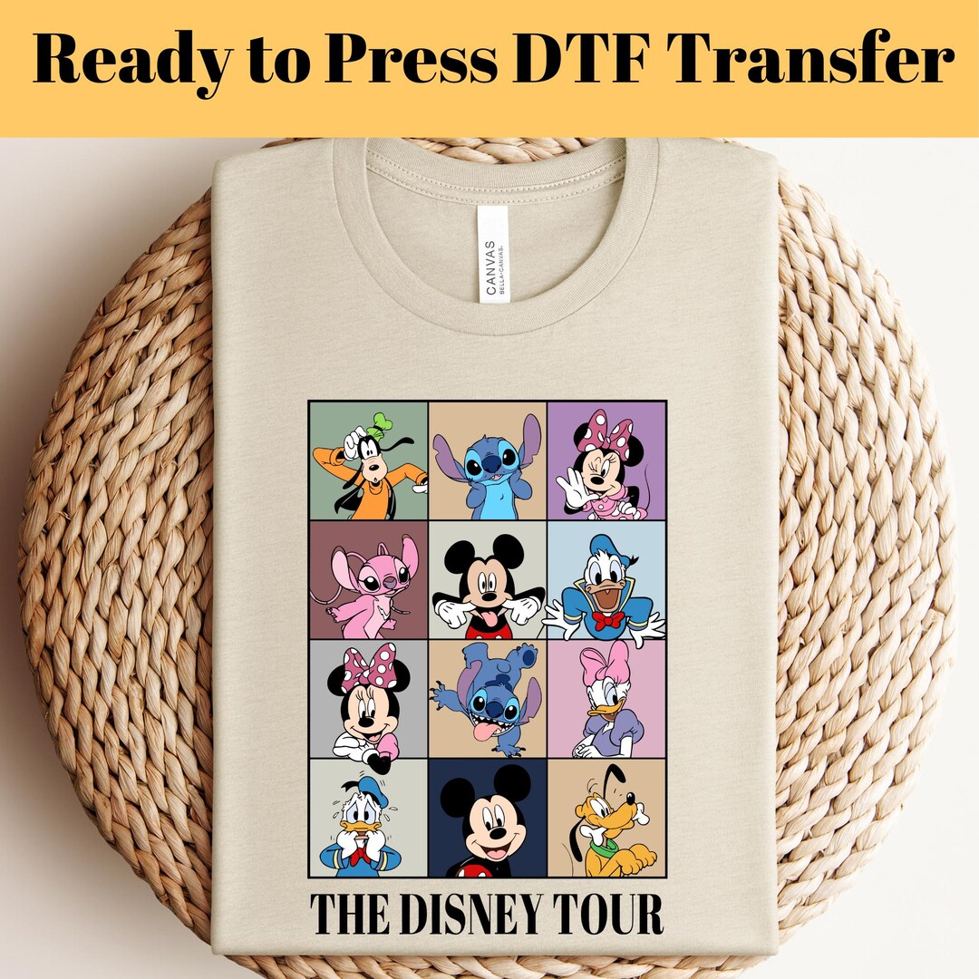 Disney Tour DTF, Disneyland Family Vacation 2026 DTF, Ready to Press ...