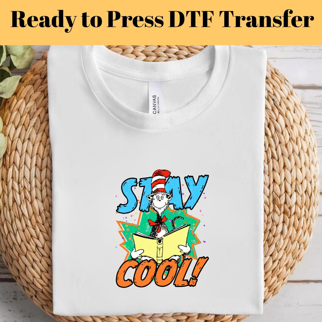 Dr Suess Day, Dr Seuss, Read Across America, Education, DTF Print ...