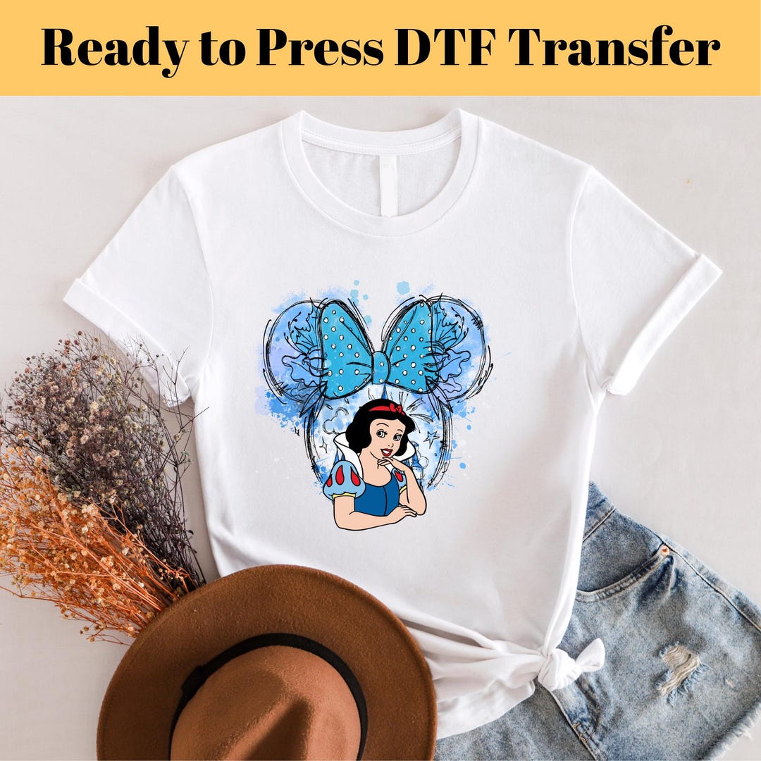 Disney Princess DTF, Disney Castle, Watercolor, Disney Princess Snow ...