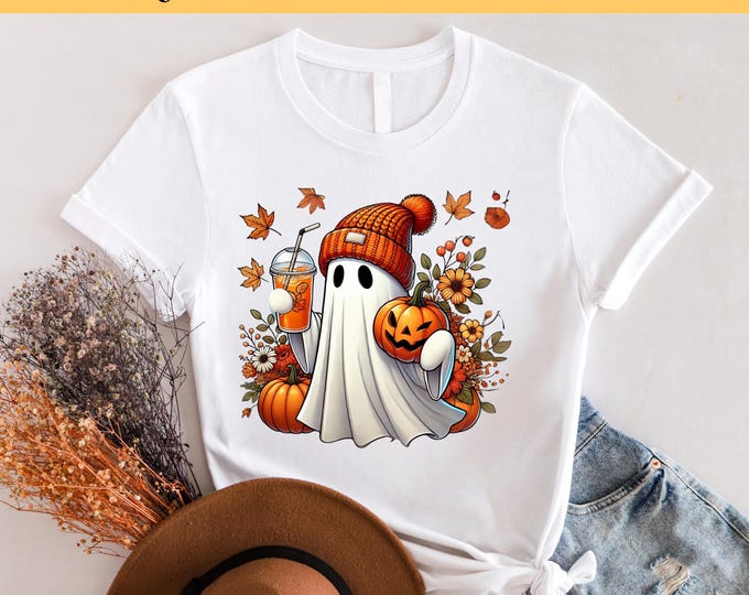 Cute Ghost Halloween Dtf, Boujee Cute Ghost Ready to Press Dtf Transfer ...