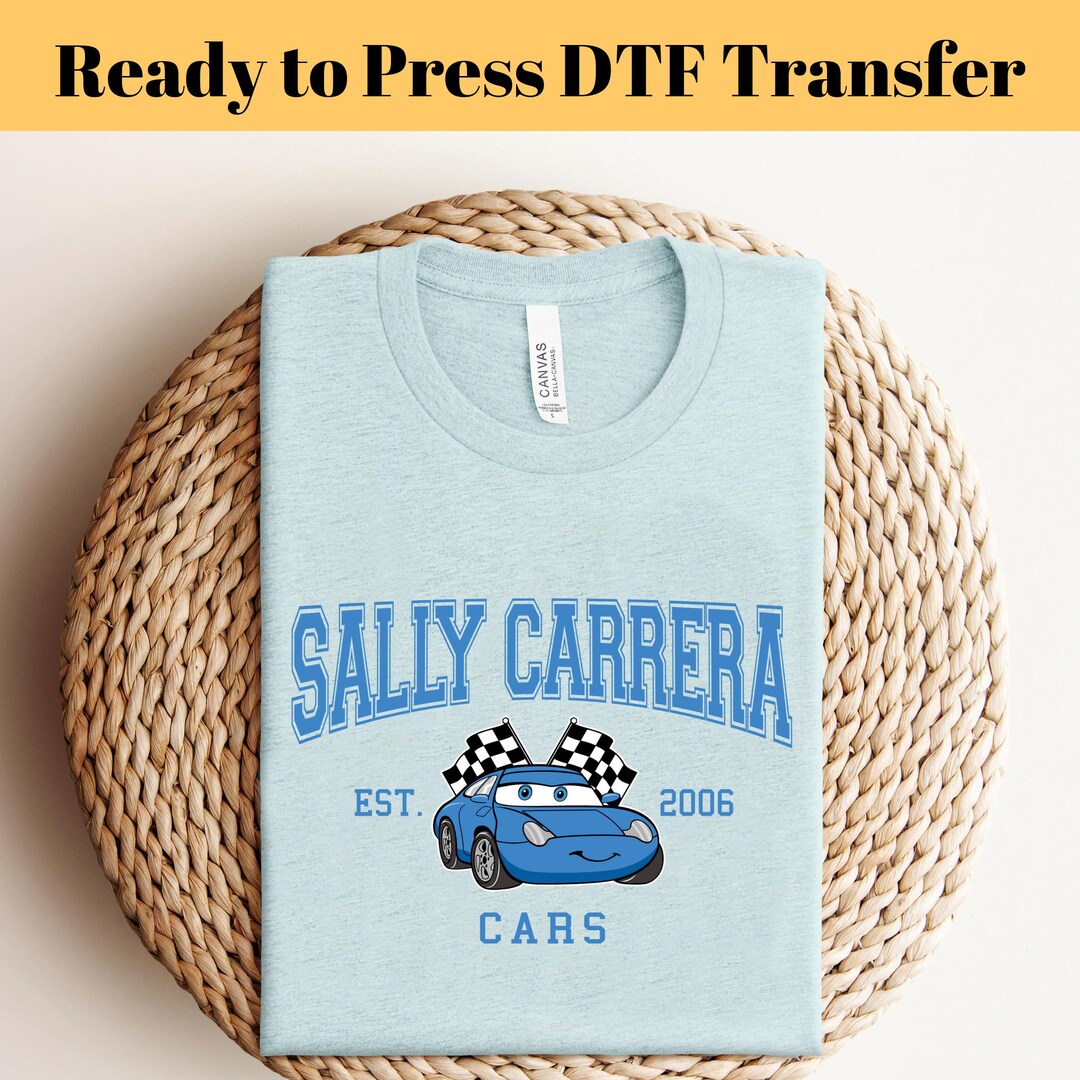 Disney Car DTF, Sally Dtf, Think Fast Cars Ready to Press, Disneyworld ...