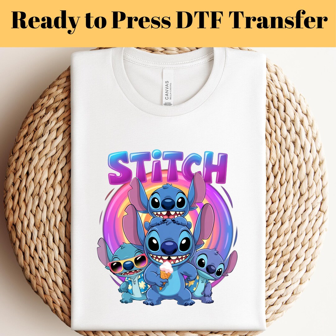 Disney Stitch DTF, Disney Lilo and Stitch DTF, Lilo & Stitch Movie 2025 ...