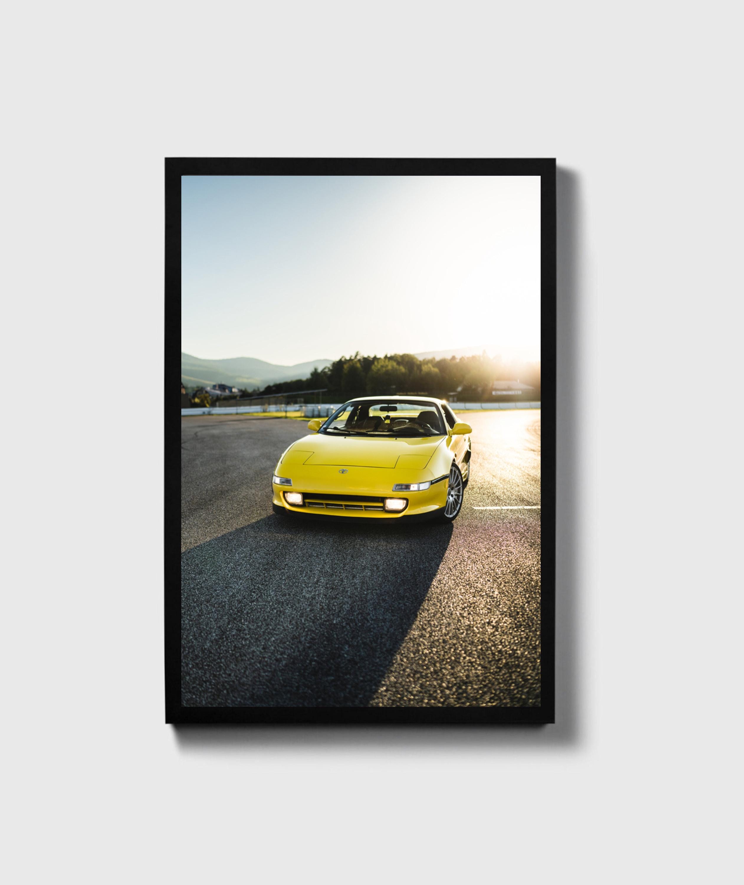Toyota MR2 Poster, Classic Japanese Sports Car Print, Vintage MR2 ...