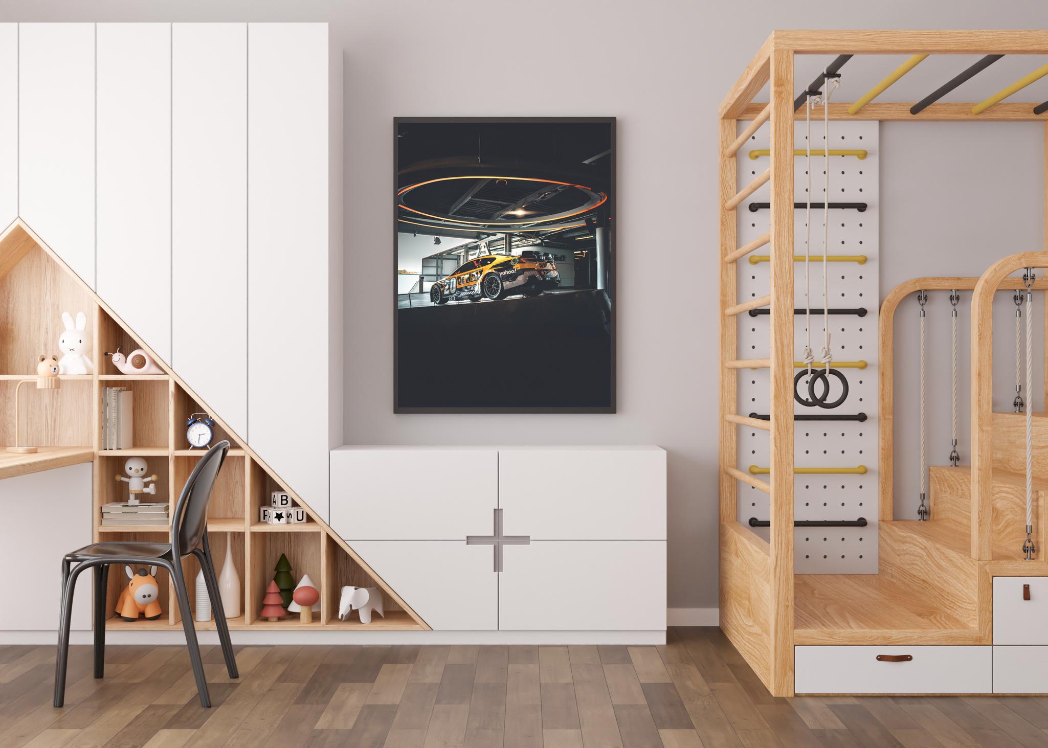 Dewalt No. 20 NASCAR Racing Car Photo, Sleek Poster for Racing ...