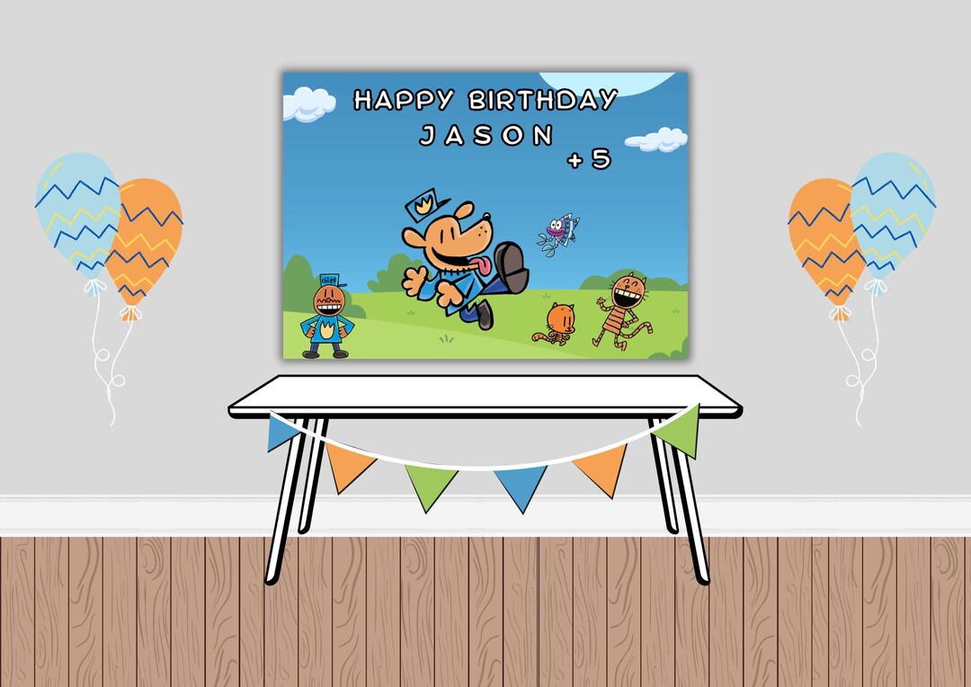 Printable Custom Party Backdrop Party Background Birthday Party Party ...