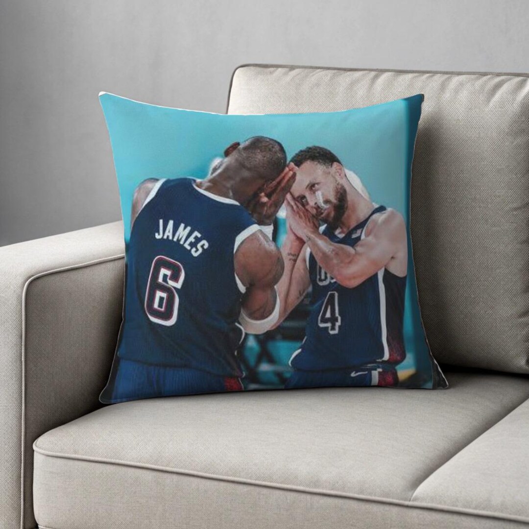 Lebron James and Stephen Curry Night Night Iconic Joy, Basketball ...