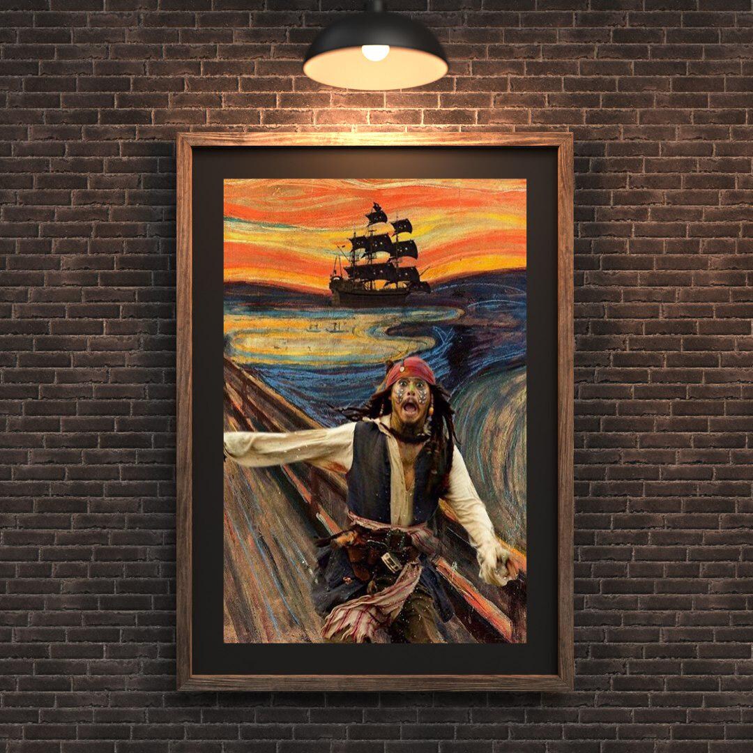 Jack Sparrow Print Wall Art, Canvas Print, Table, Canvas Wall Art ...