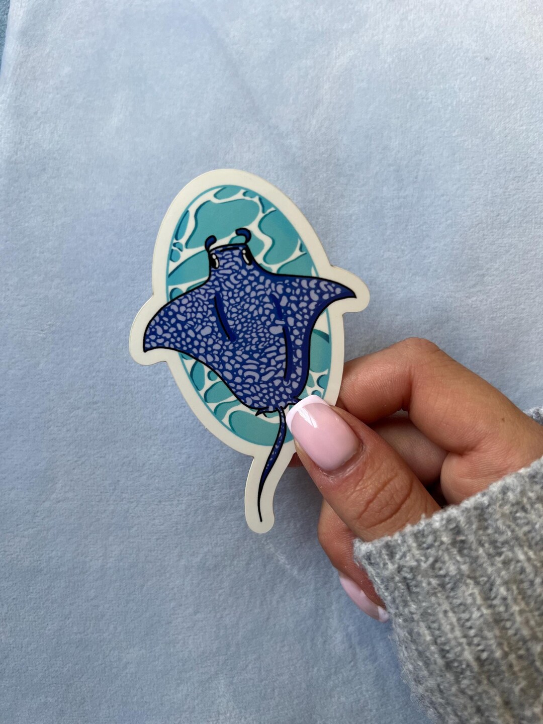 Stingray Sticker - Etsy