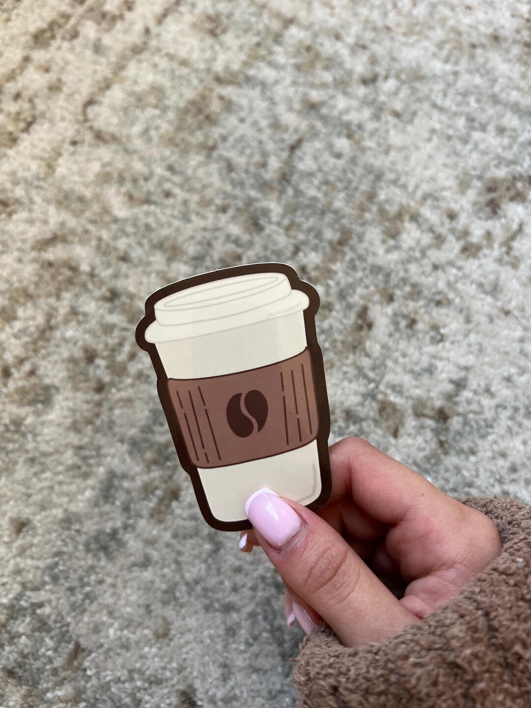 Cute Coffee Cup Sticker - Etsy