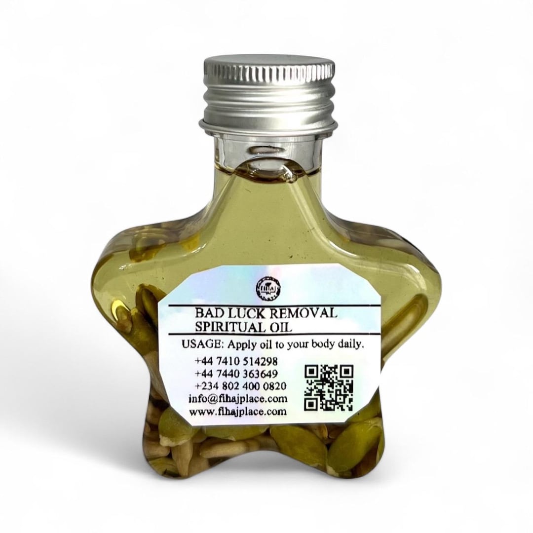 Bad Luck Remover Oil| Spiritual Cleansing Oil - Etsy
