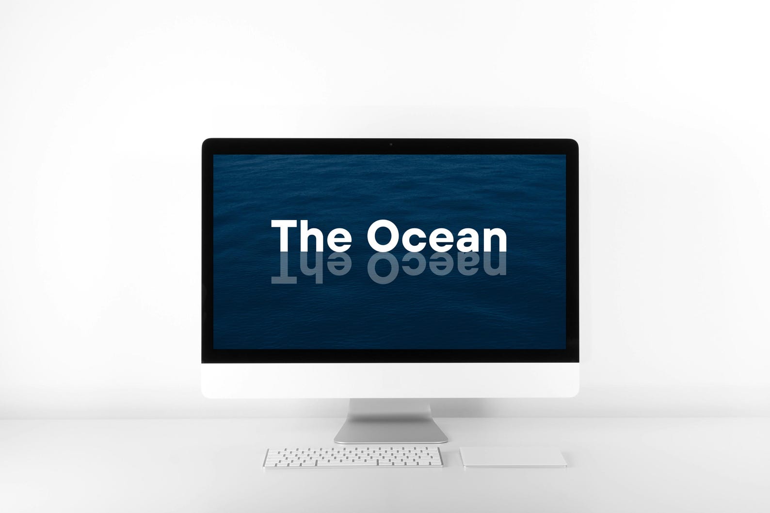 100 Blue Aesthetic Desktop Wallpapers | Minimalist Blue Computer ...