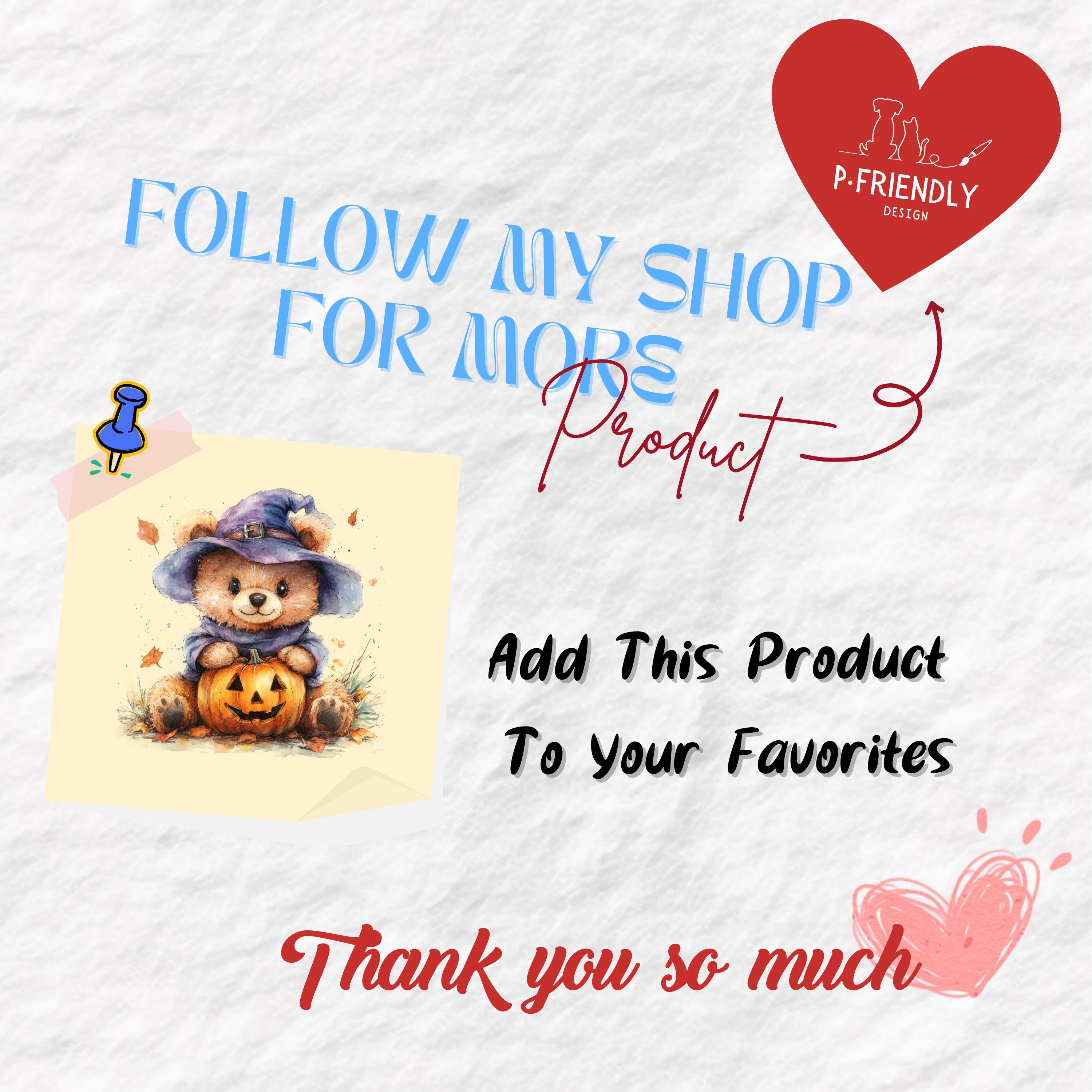 Teddy Bear Halloween Clipart, 24 PNGJPG Watercolor unique Halloween ...