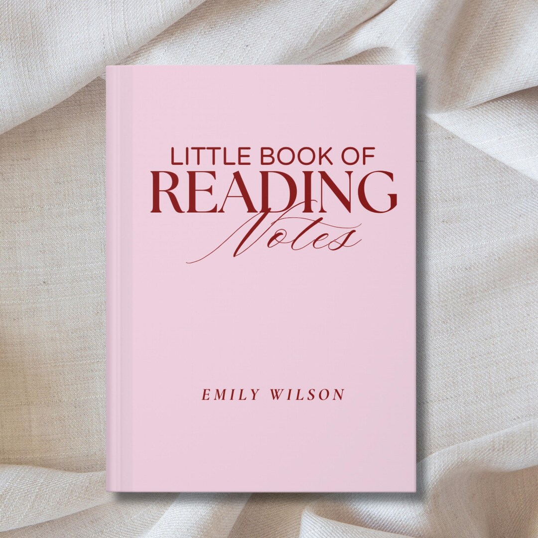 Personalized Blush Pink Reading Journal: Custom Name Bookish Gift - Etsy