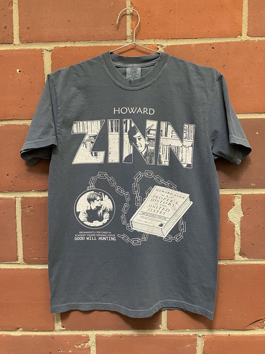 Howard Zinn/gwh Fan Art T-shirt - Etsy