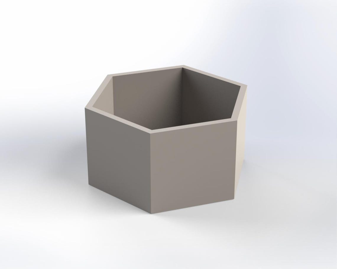 Plant Pot 3D Printer STL Files – Modern 3D Printable Planter Set With ...