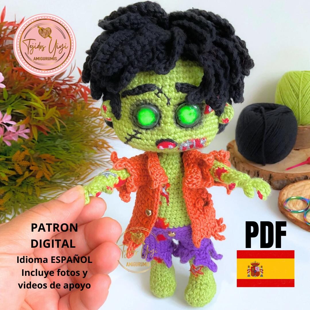 ZOMBIE AND OSY PATTERN, Spanish Language by Yiyi Fabrics - Etsy