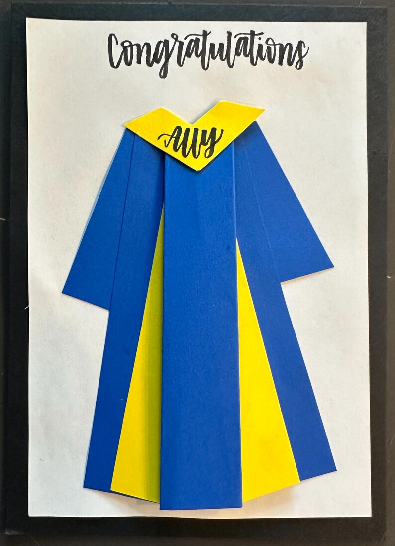 Custom Keepsake Graduation Card - Etsy