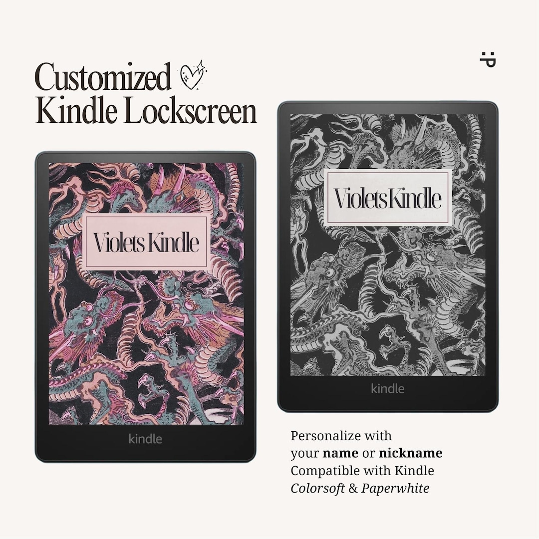 Customizable Kindle Lockscreen | Personalized Screensaver | Ad-free ...