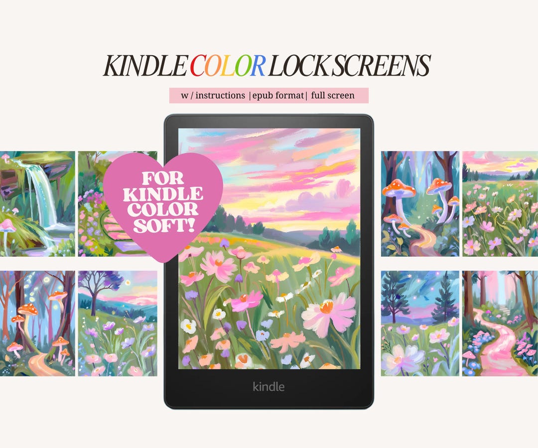14 Magical Lockscreens for Kindle Colorsoft | FULL SCREEN EPUB ...
