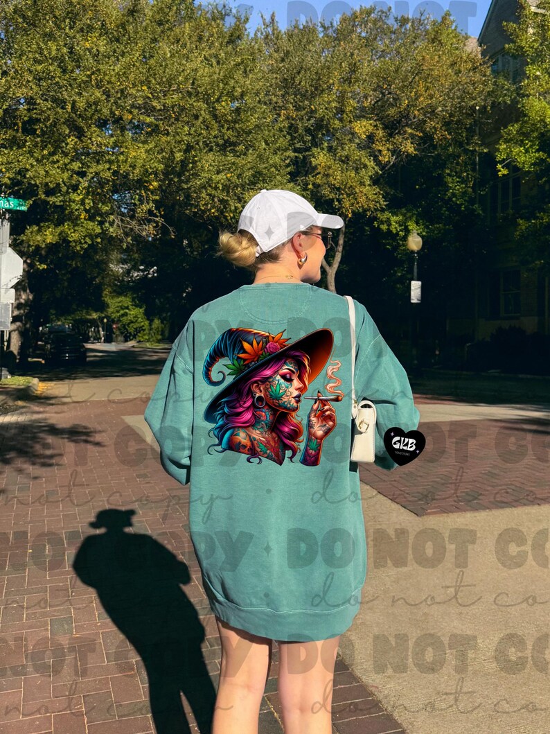 Green Goddess Stoner PNG, Womans 420 Cannabis Sublimation Design ...