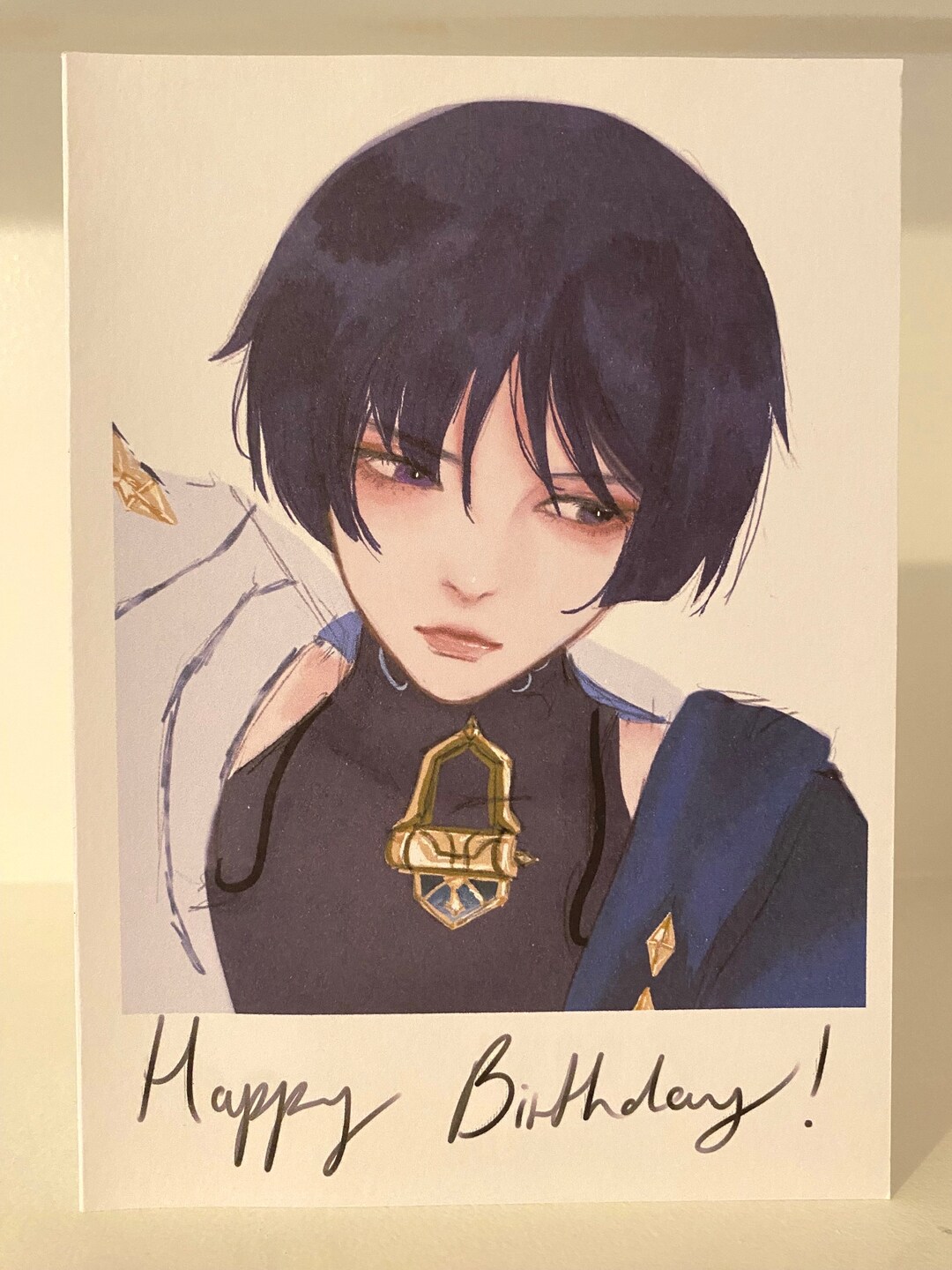 SCARAMOUCHE WANDERER Birthday Card | Genshin Impact | Anime | Birthday ...