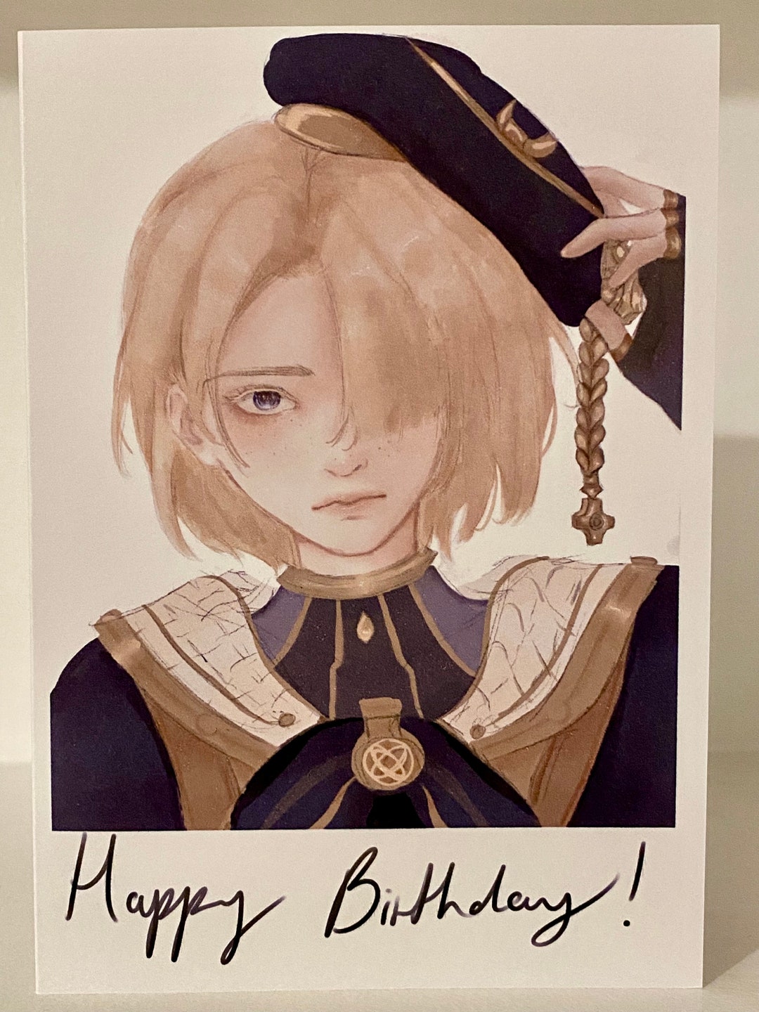 FREMINET BIRTHDAY CARD | Genshin Impact | Anime | Birthday Gift - Etsy