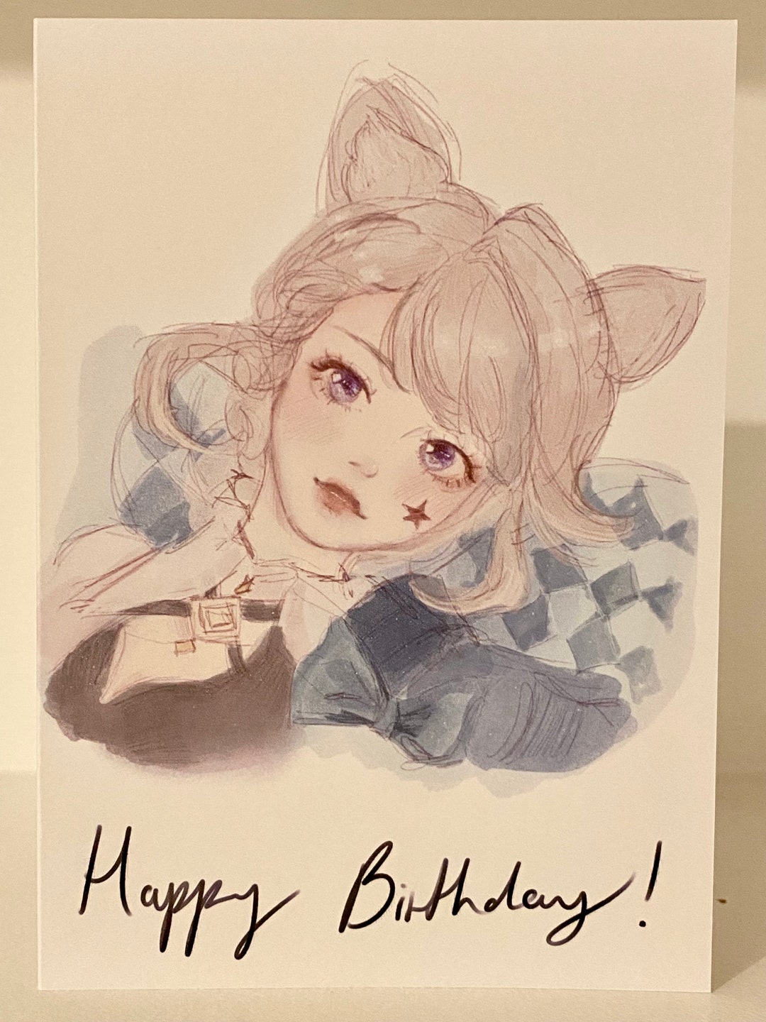 LYNETTE BIRTHDAY CARD | Genshin Impact | Anime | Birthday Gift - Etsy