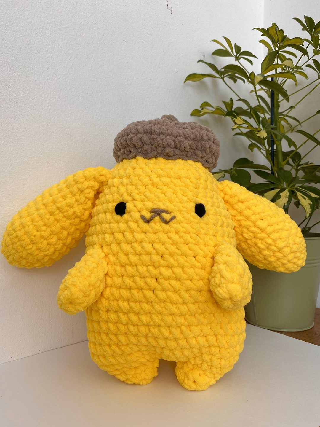 Pompompurin Crochet Plushie Amigurumi Sanrio - Etsy