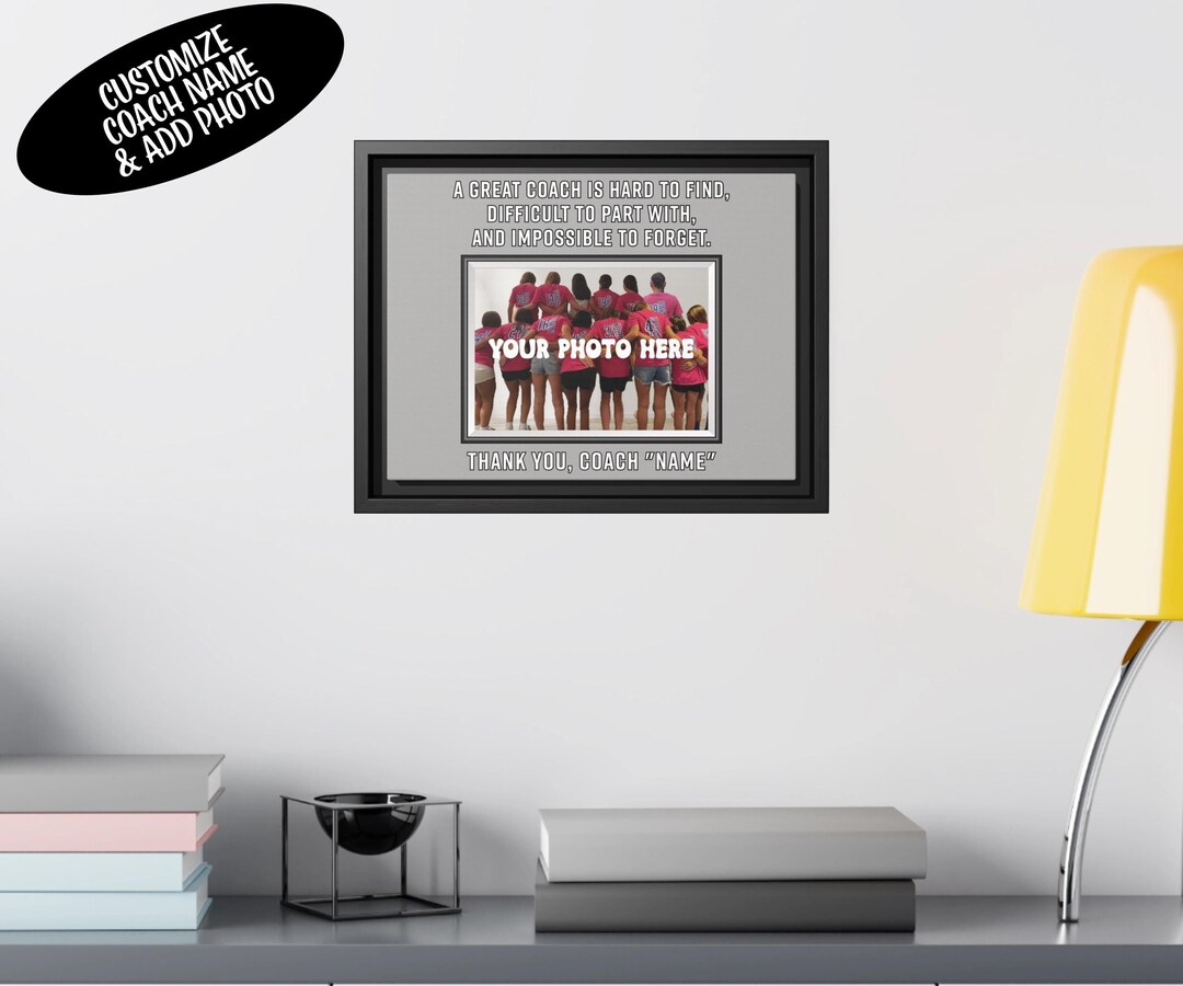 CUSTOM Picture Coach Wall Art, 12" X 9" Matte Stretched Canvas, Frame ...