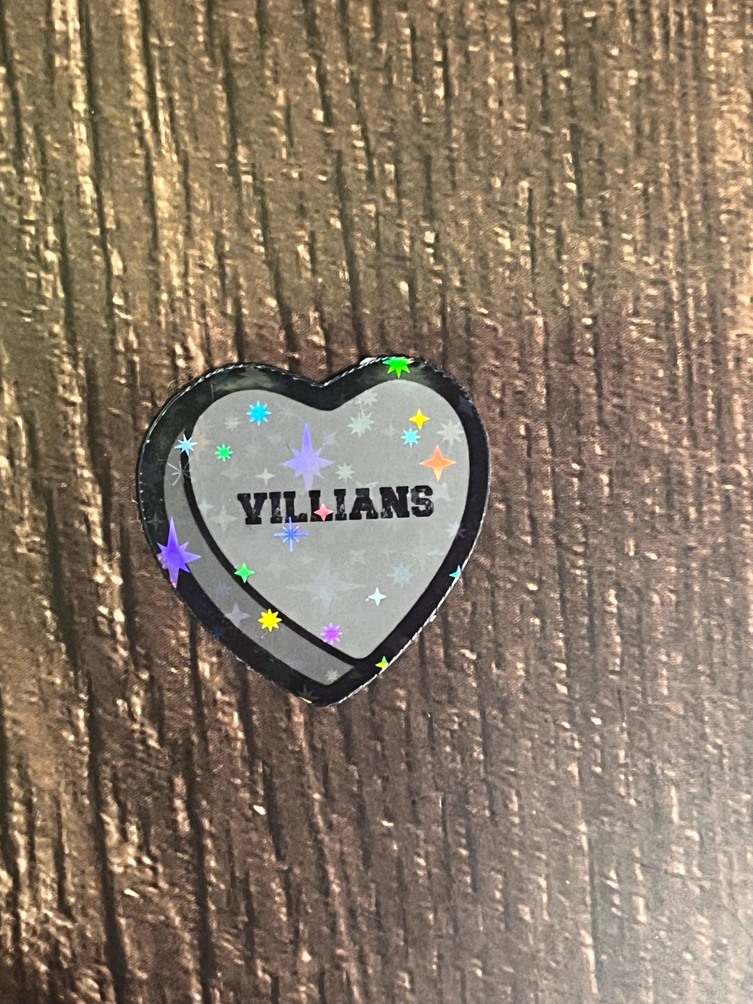 Dark Romance Inspired Candy Heart Stickers - Holographic or Matte - Etsy