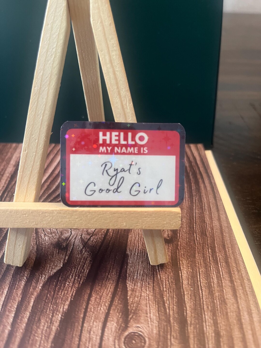 Name Tag Sticker : Ryat Archers Good Girl - Dark Romance , Barrington ...